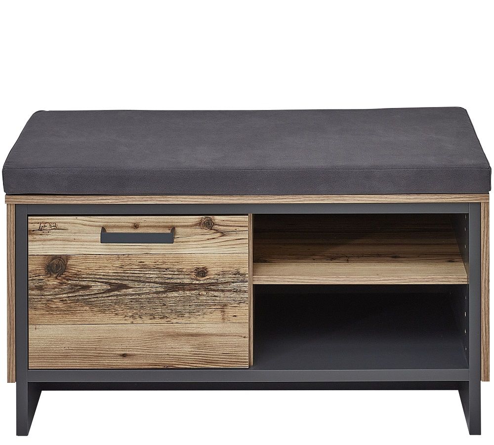 Garderobenbank Prato Garderobenschrank Bank Flur Anziehbank Sitzbank ...